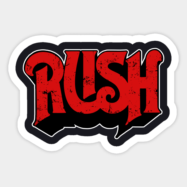 Rush Band Rush Band Sticker Teepublic